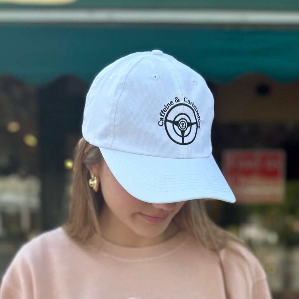 C&C Performance Hat - White - Caffeine & Carburetors